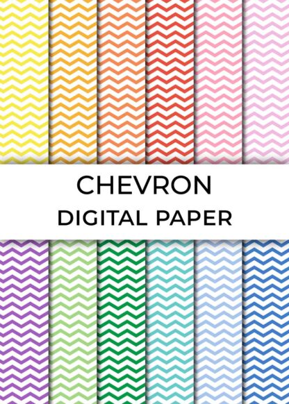 Free printable black and white digital paper pack - Chevron Lemon